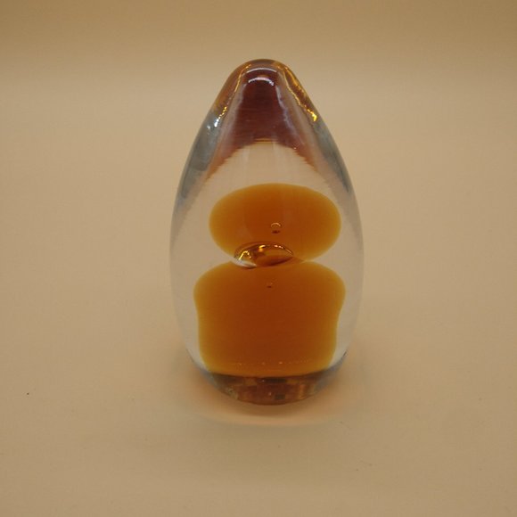 Wedgwood | Accents | Vintage Wedgwood Crystal Paperweight Orange ...